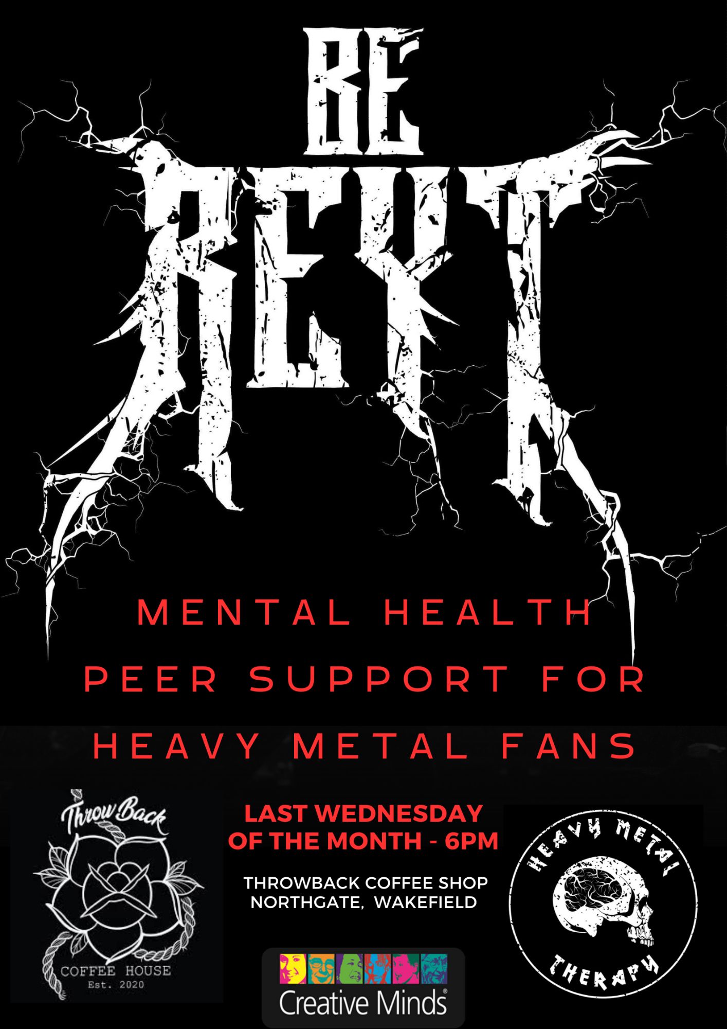 Be Reyt – Peer Support Groups – Heavy Metal Therapy