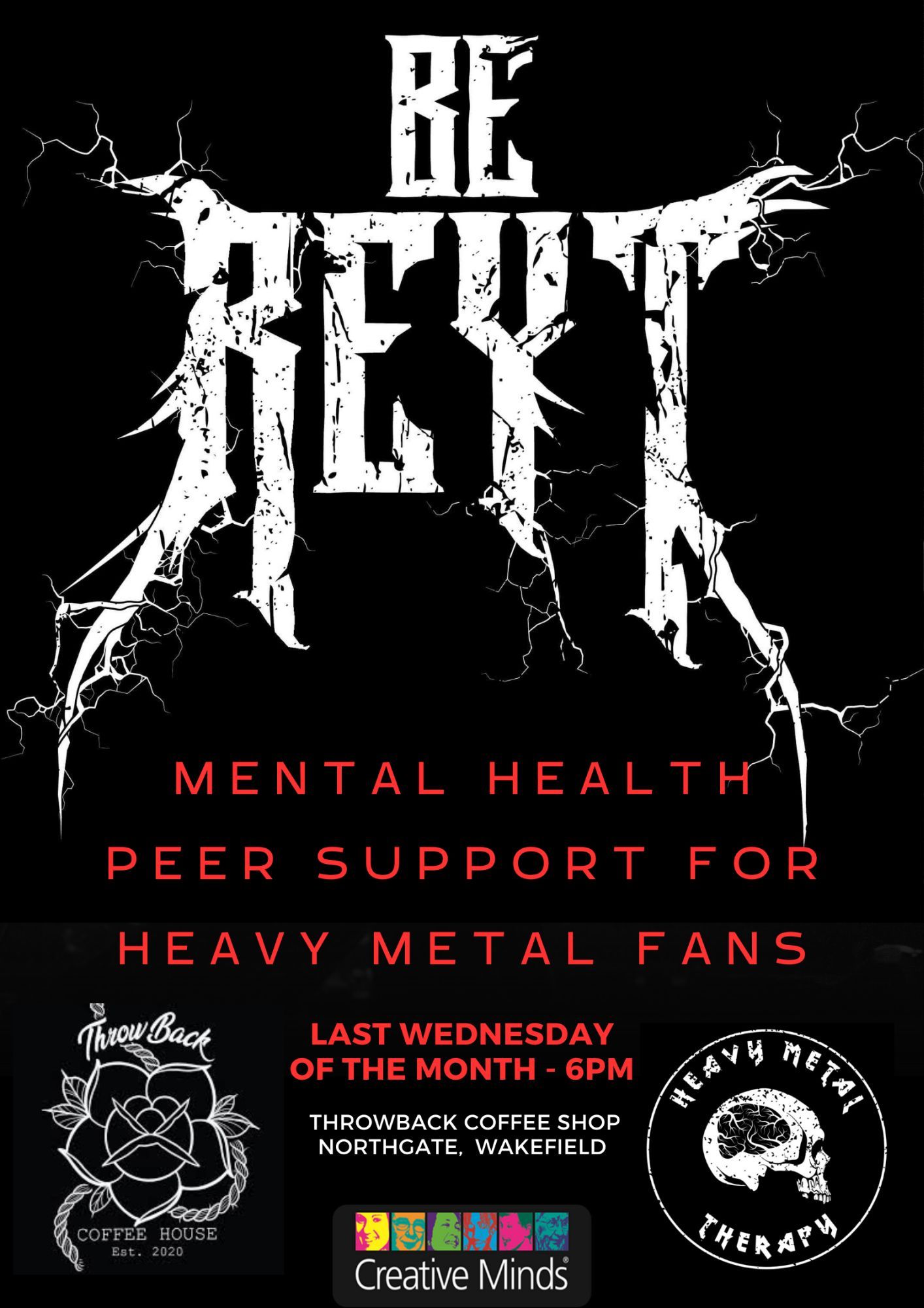 Be Reyt – Peer Support Groups – Heavy Metal Therapy