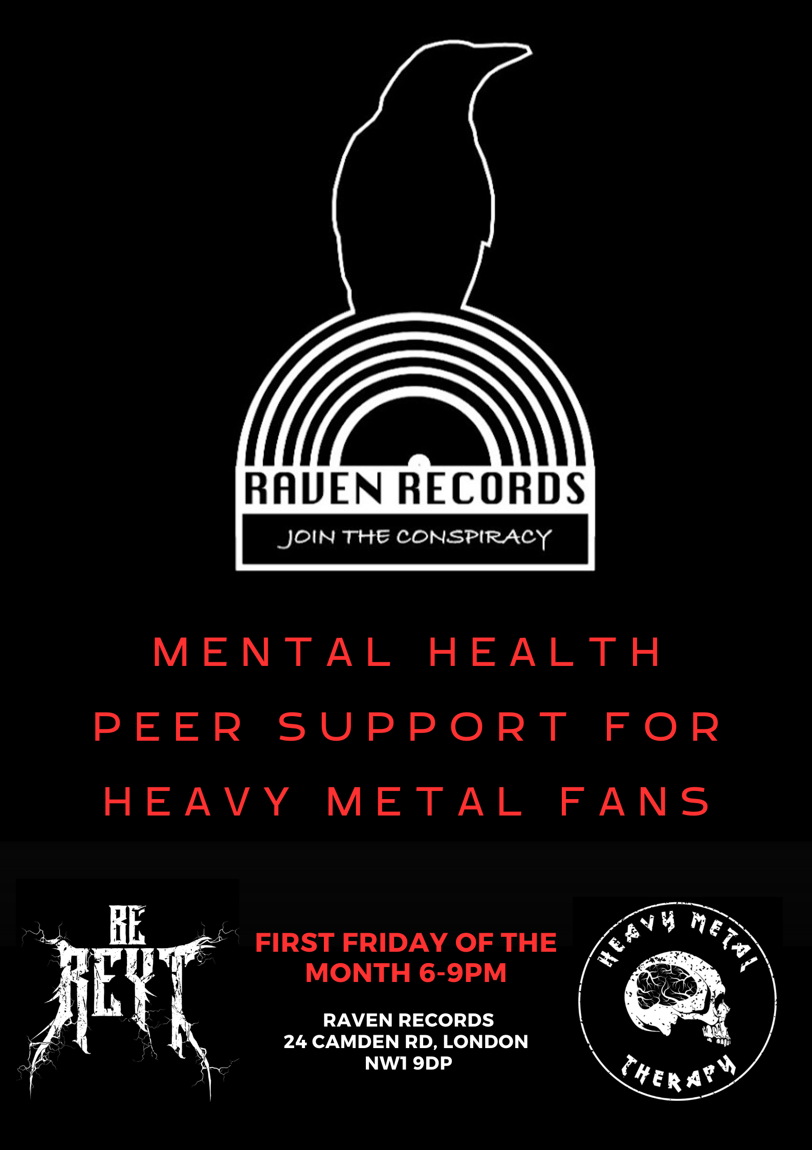 Be Reyt – Peer Support Groups – Heavy Metal Therapy