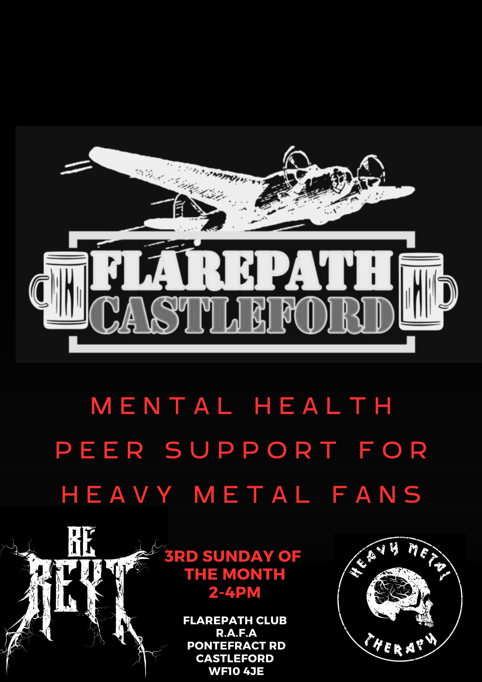 Be Reyt – Peer Support Groups – Heavy Metal Therapy