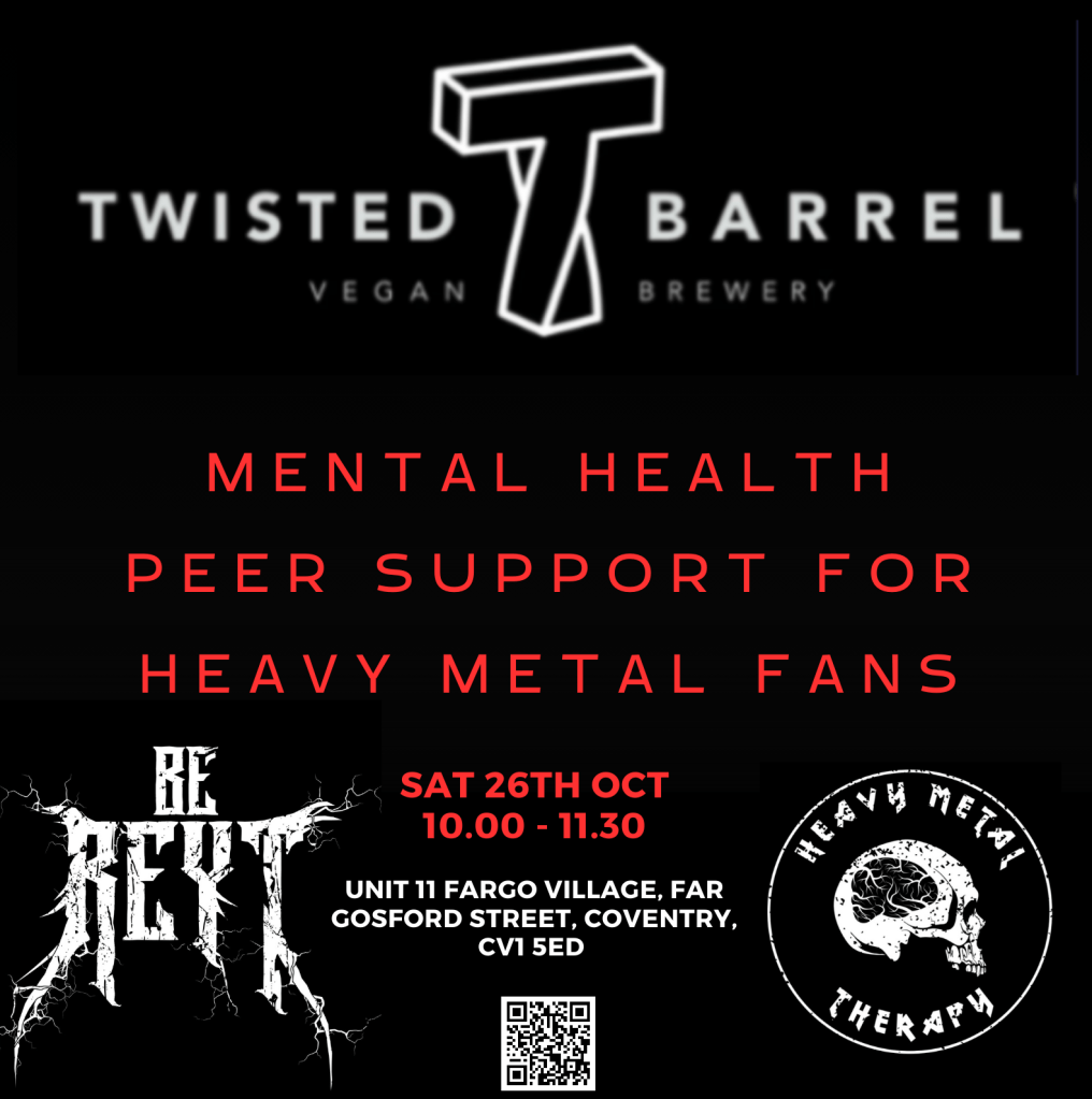 Be Reyt – Peer Support Groups – Heavy Metal Therapy
