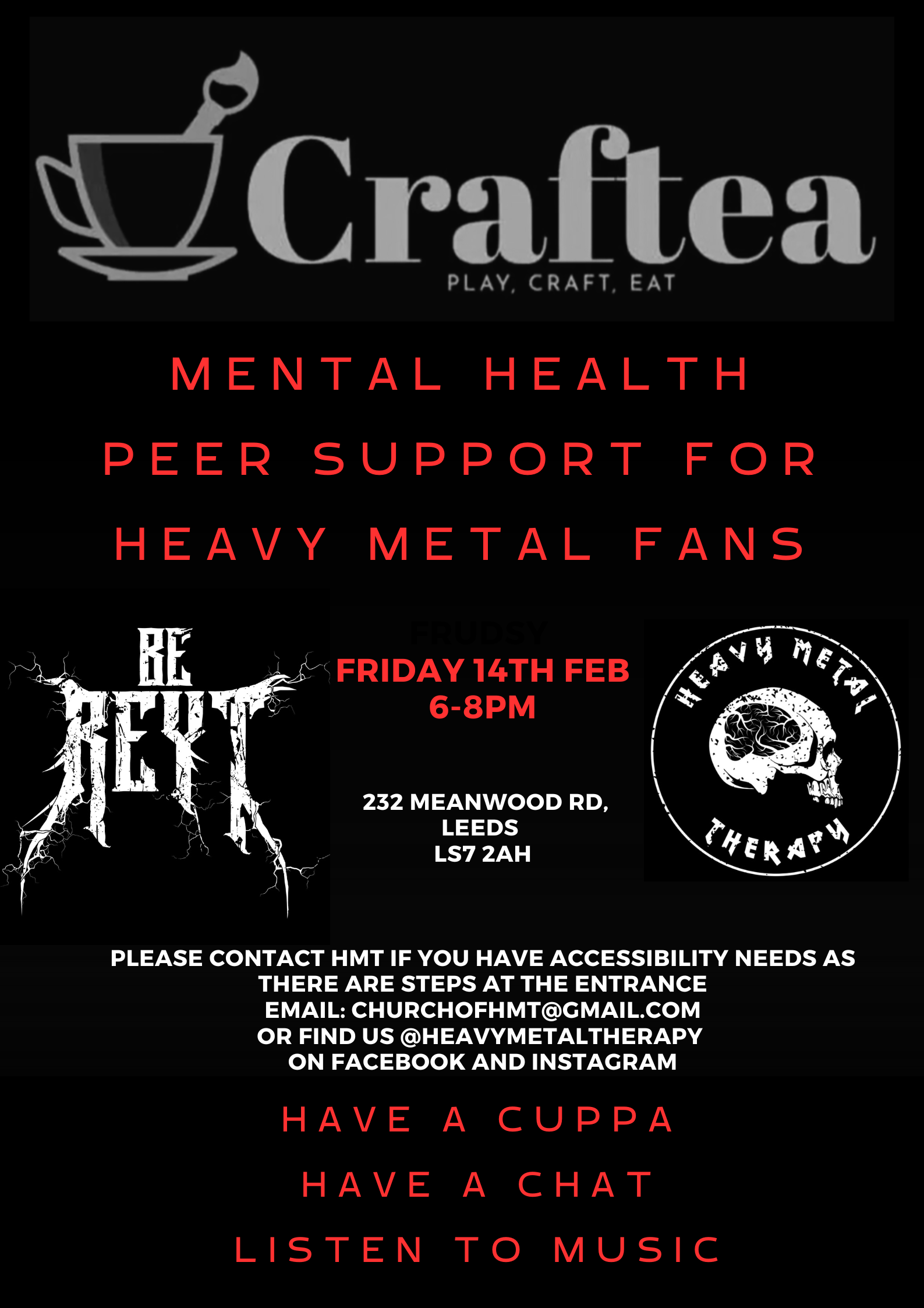 Be Reyt to Launch in Leeds – Heavy Metal Therapy